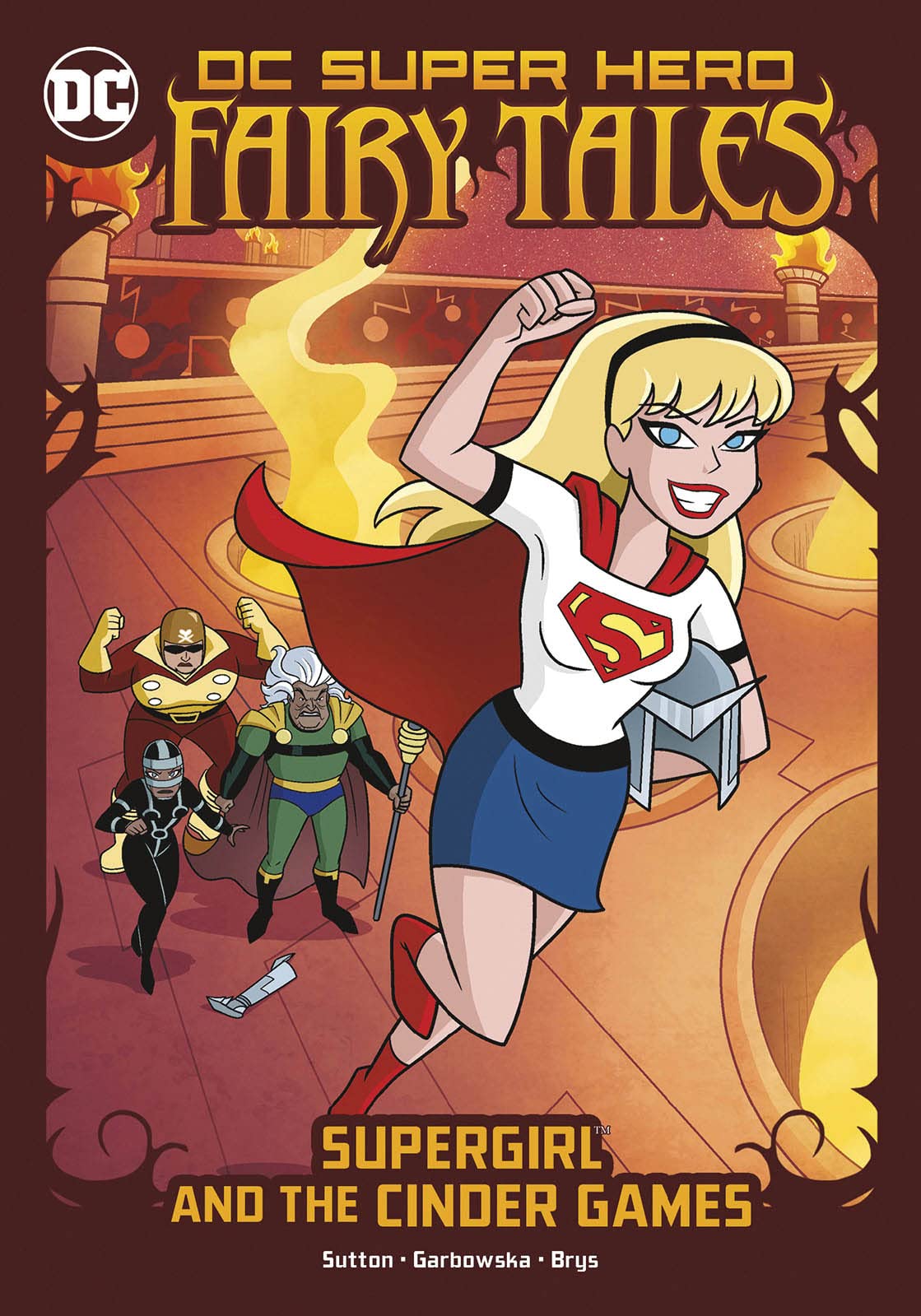 stone-arch-books-books-kids-dc-super-hero-fairy-tales-supergirl-and-the-cinder-games ...