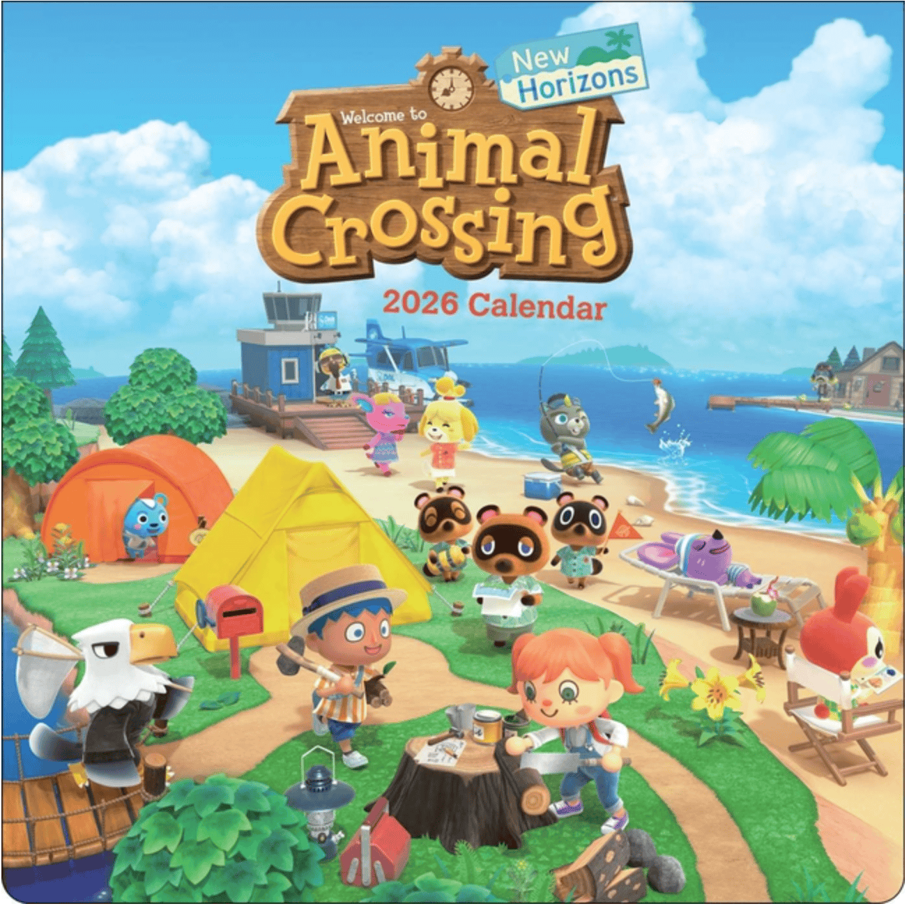 abrams-stationery-calendars-2026-wall-calendar-animal-crossing-new ...