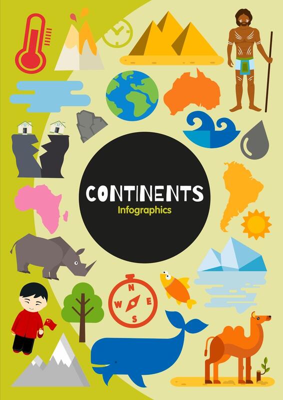 Continents Infographics (Book)