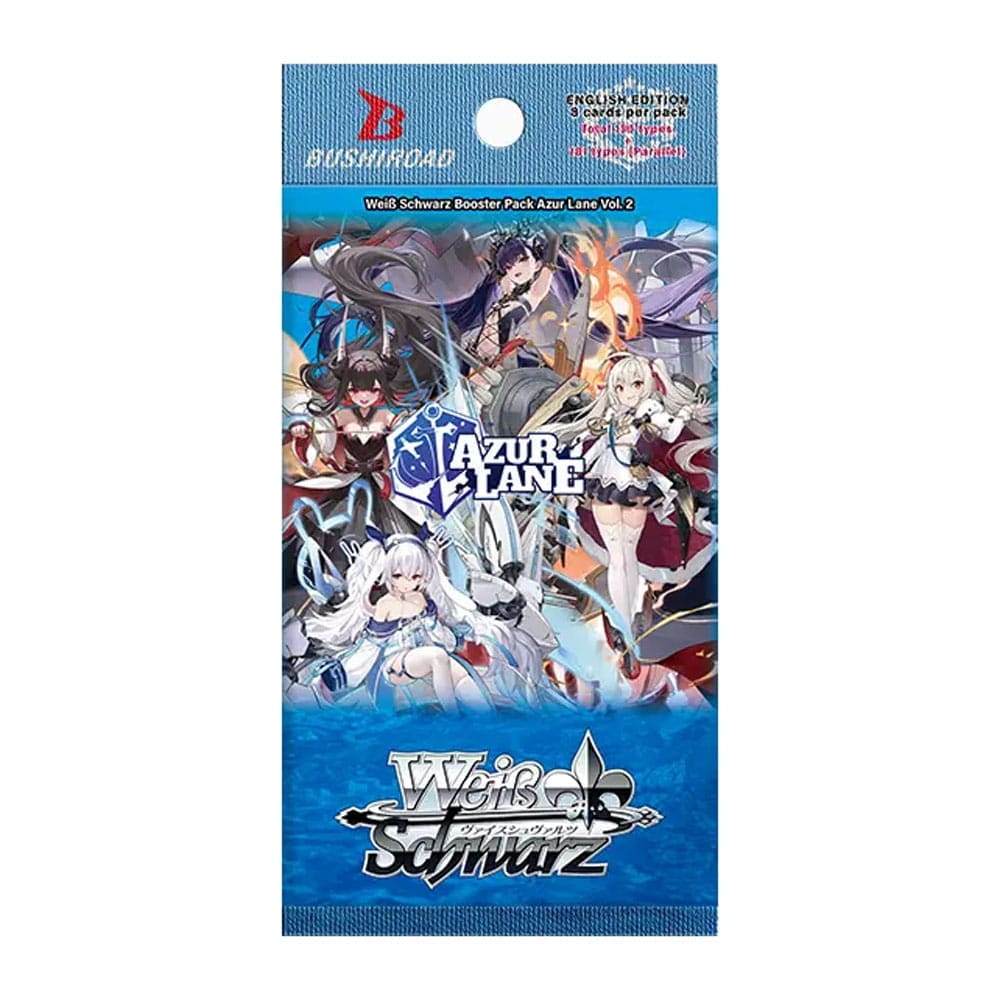 Bushiroad, Inc. Trading Card Games Weiss Schwarz: Azur Lane Vol 2: Booster Pack 8885021121260 ...