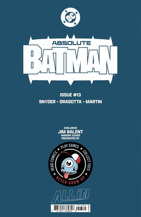 ABSOLUTE BATMAN #13 JIM BALENT THIRD EYE EXCLUSIVE - LTD TO 750