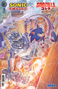 IDW Publishing Sonic the Hedgehog x Godzilla #1 1:25 INCV Varian RI ...