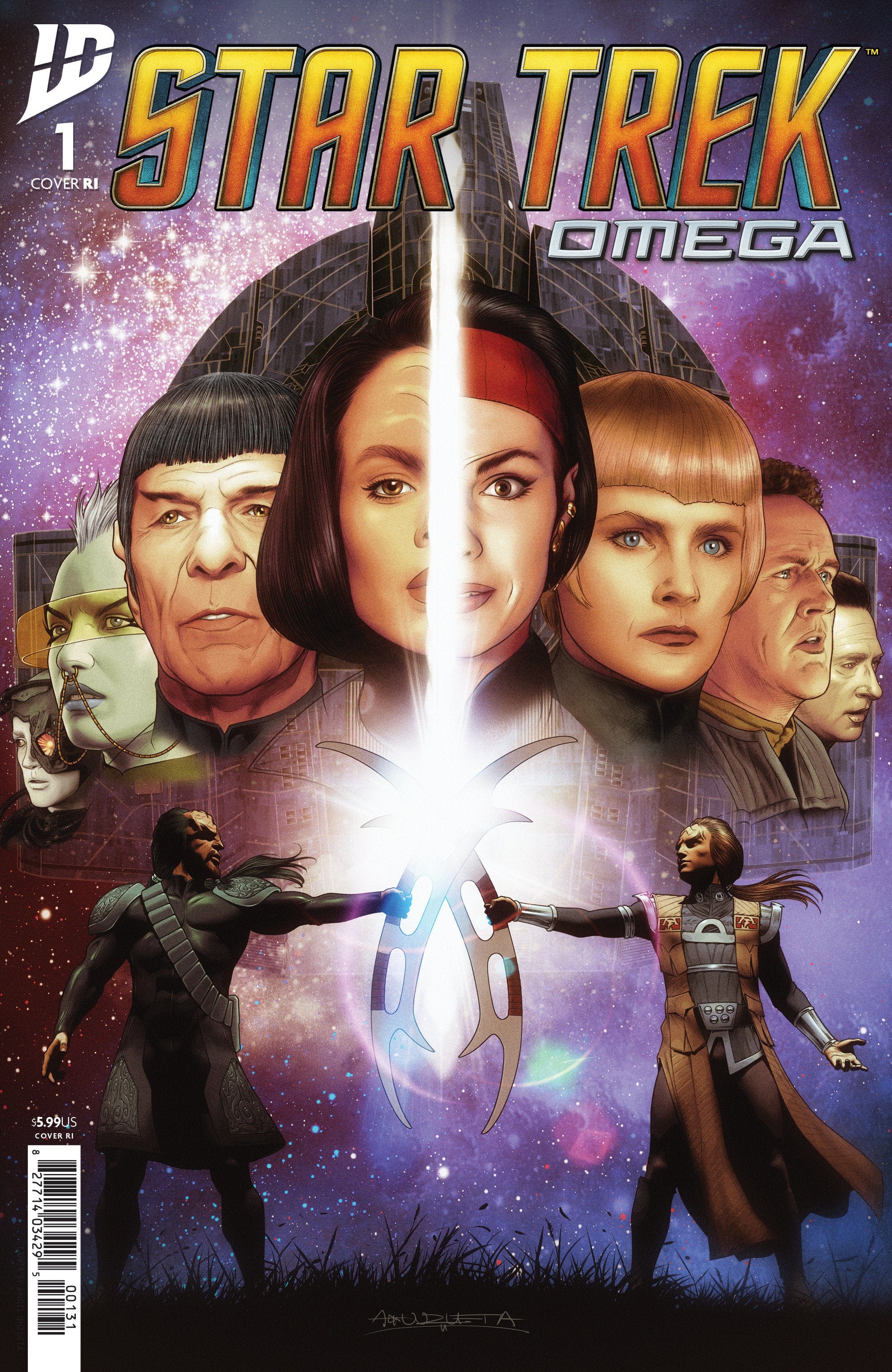 idw-publishing-comic-books-incentives-star-trek-omega-1-10-incv-unzueta ...