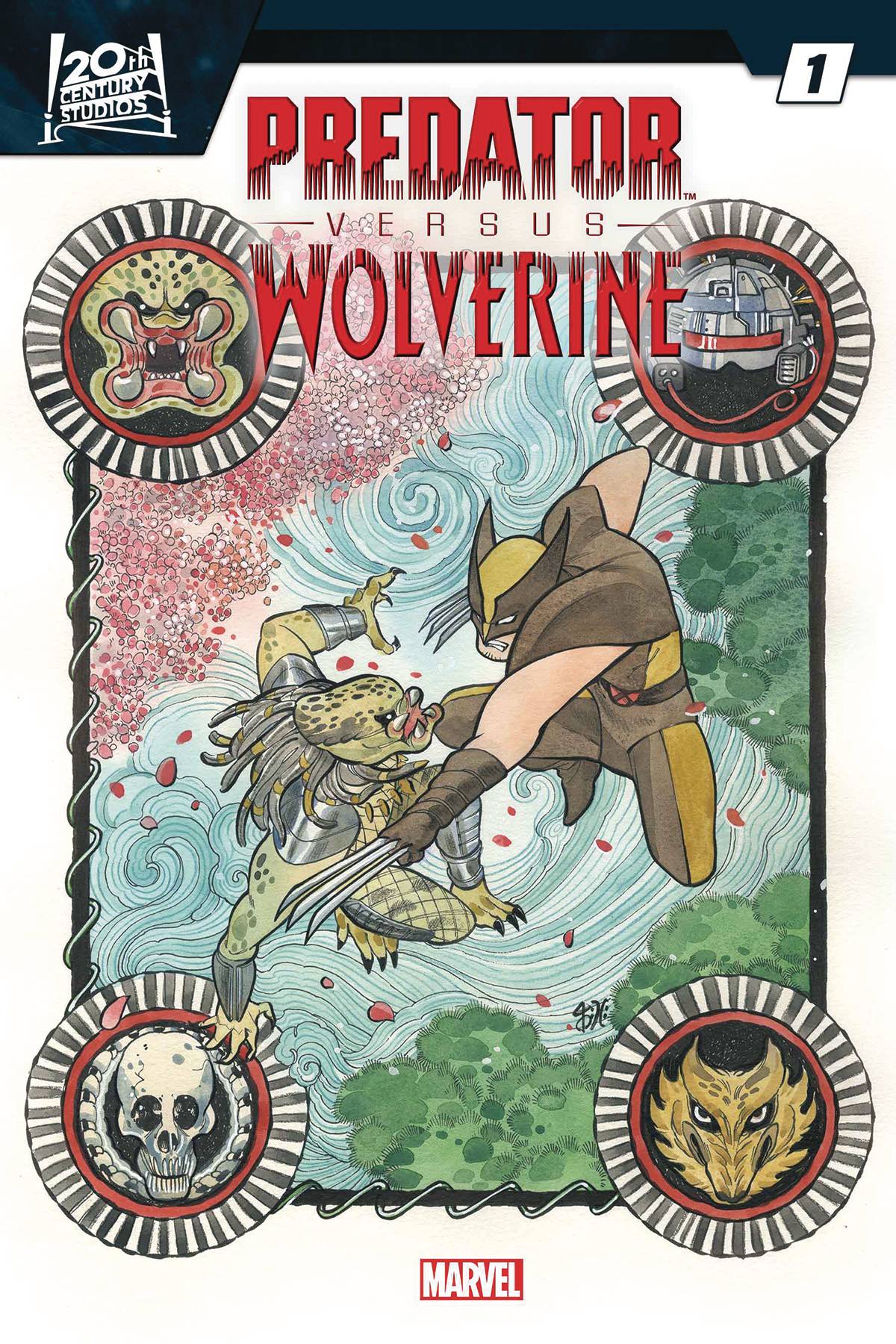 marvel-comic-books-predator-vs-wolverine-1-peach-momoko-var-signed-by ...