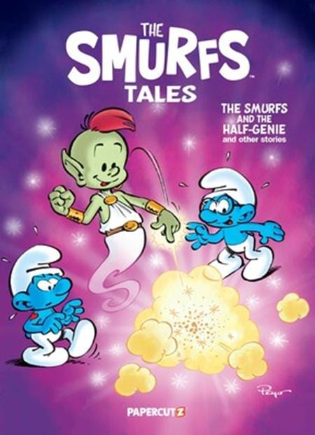 papercutz-graphic-novel-smurf-tales-hc-vol-10-the-smurfs-the-half-genie ...
