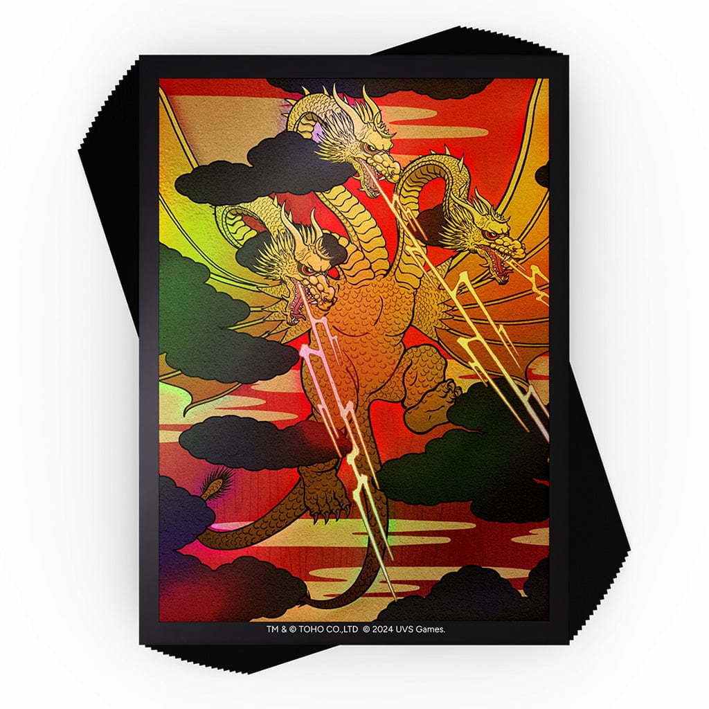 uvs-games-game-supplies-card-sleeves-godzilla-sleeves-king-ghidorah ...