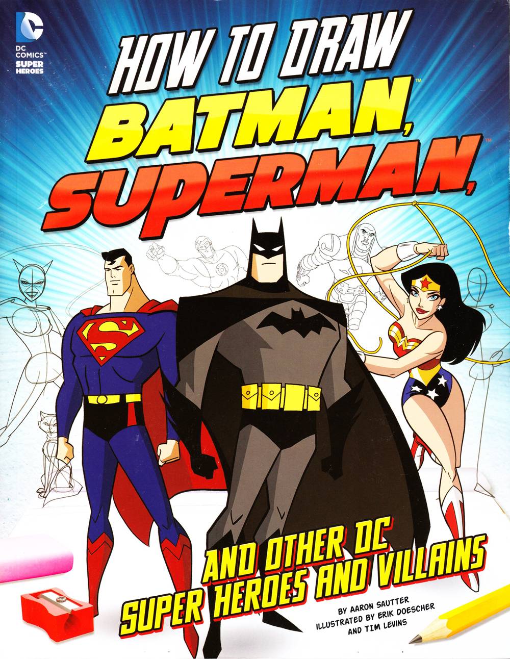 capstone-graphic-novel-kids-how-to-draw-batman-superman-other-dc-heroes ...