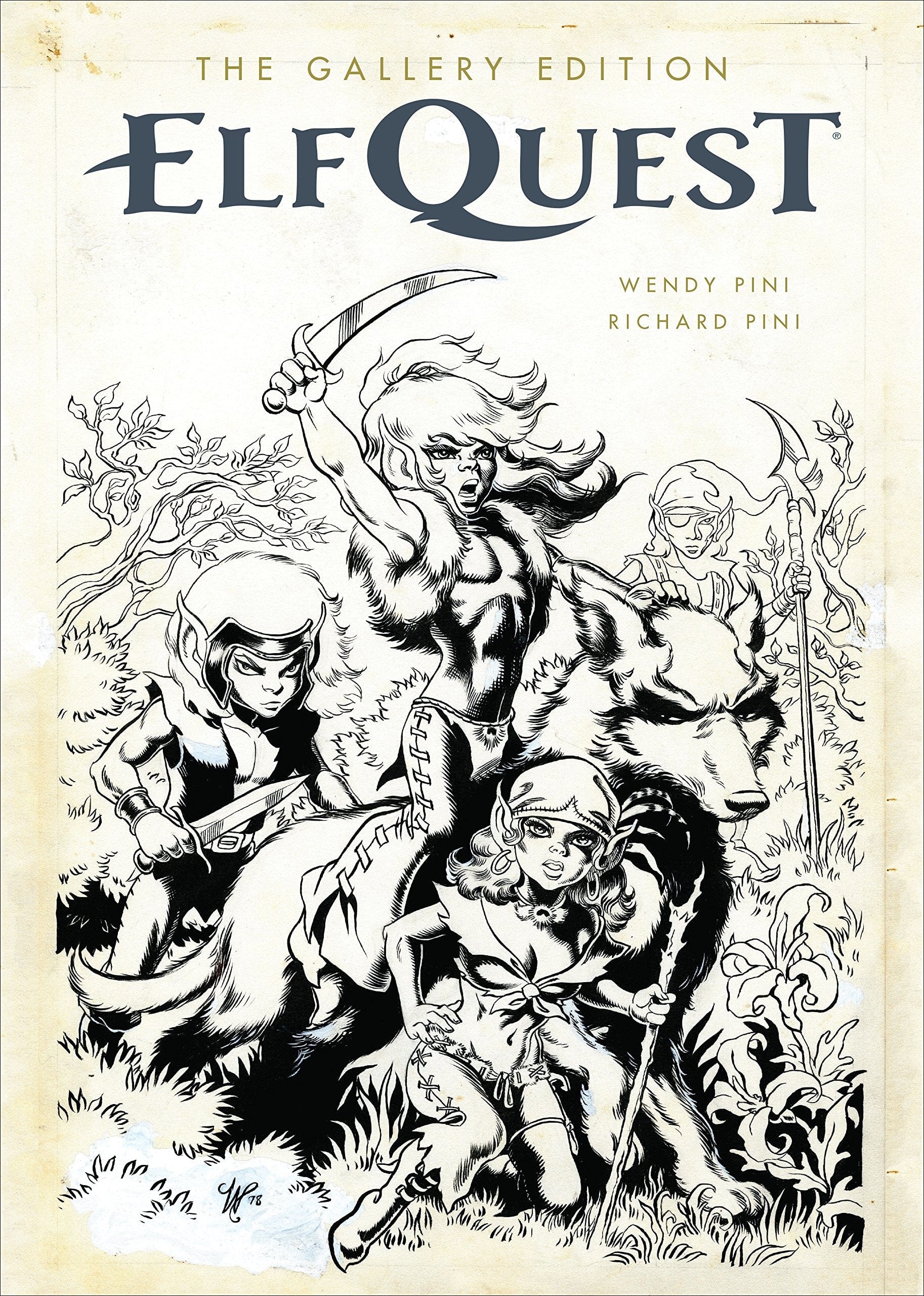 dark-horse-comics-graphic-novel-elfquest-original-quest-gallery-ed-hc ...