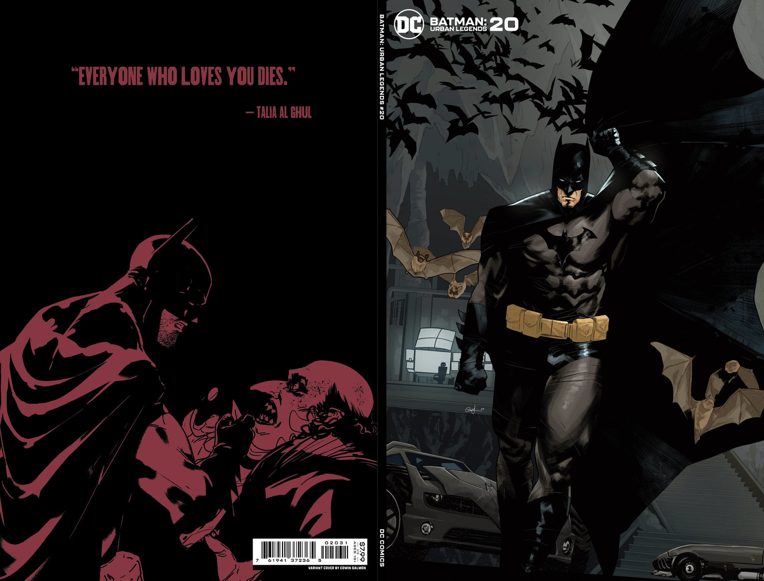 Home BATMAN URBAN LEGENDS #20 CVR C EDWIN GALMON VAR