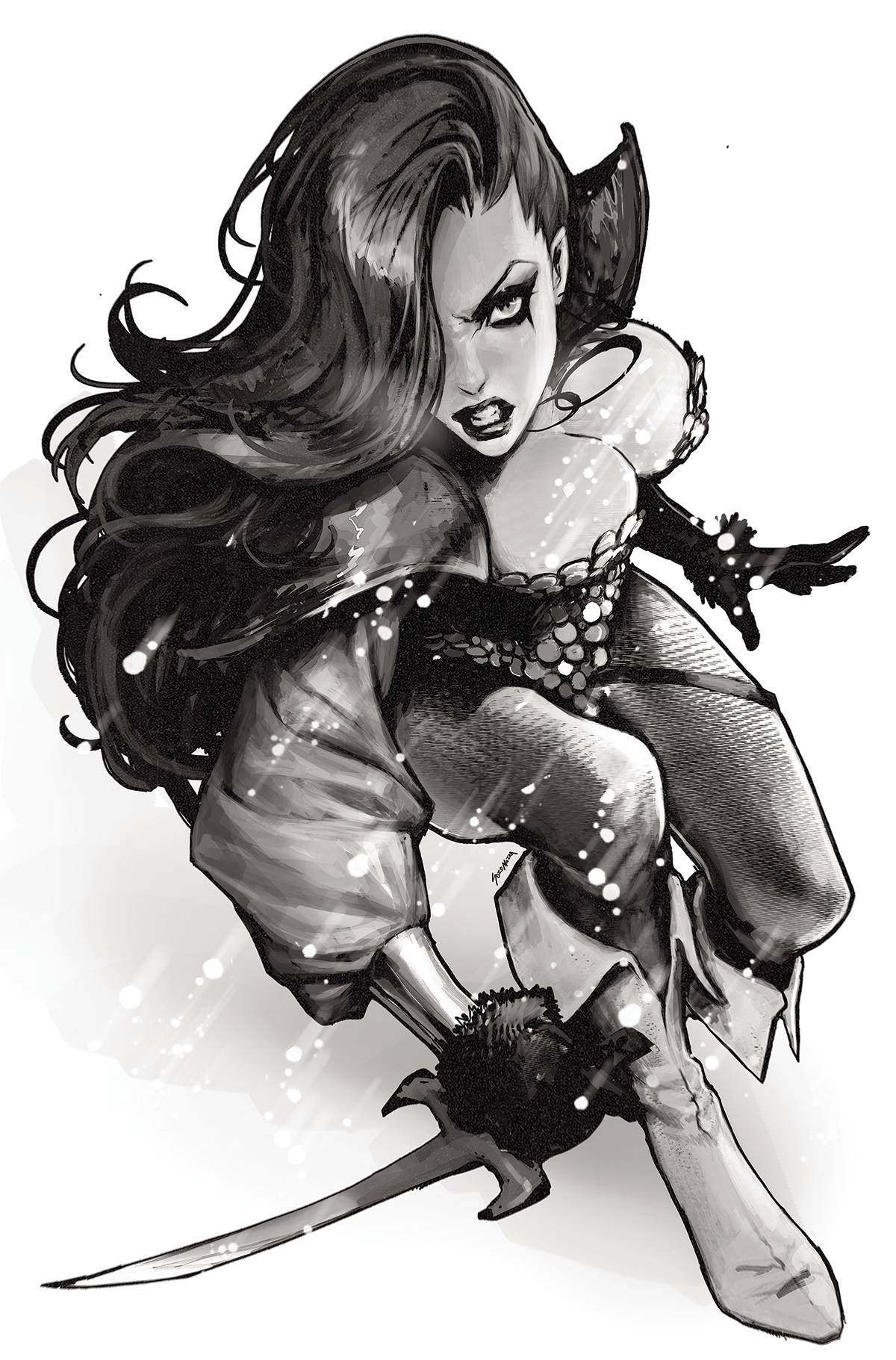 dynamite-comic-issues-red-sonja-2021-7-cvr-p-1-10-sozomaika-b-w-variant ...