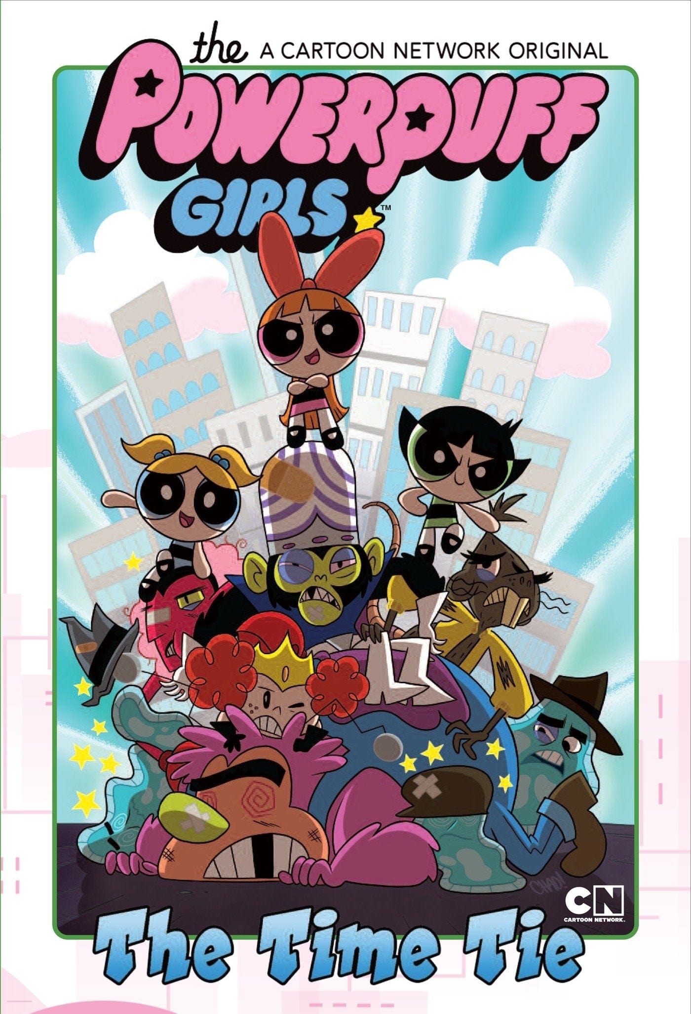 idw-graphic-novels-kids-powerpuff-girls-time-tie-hc-9781684051007 ...