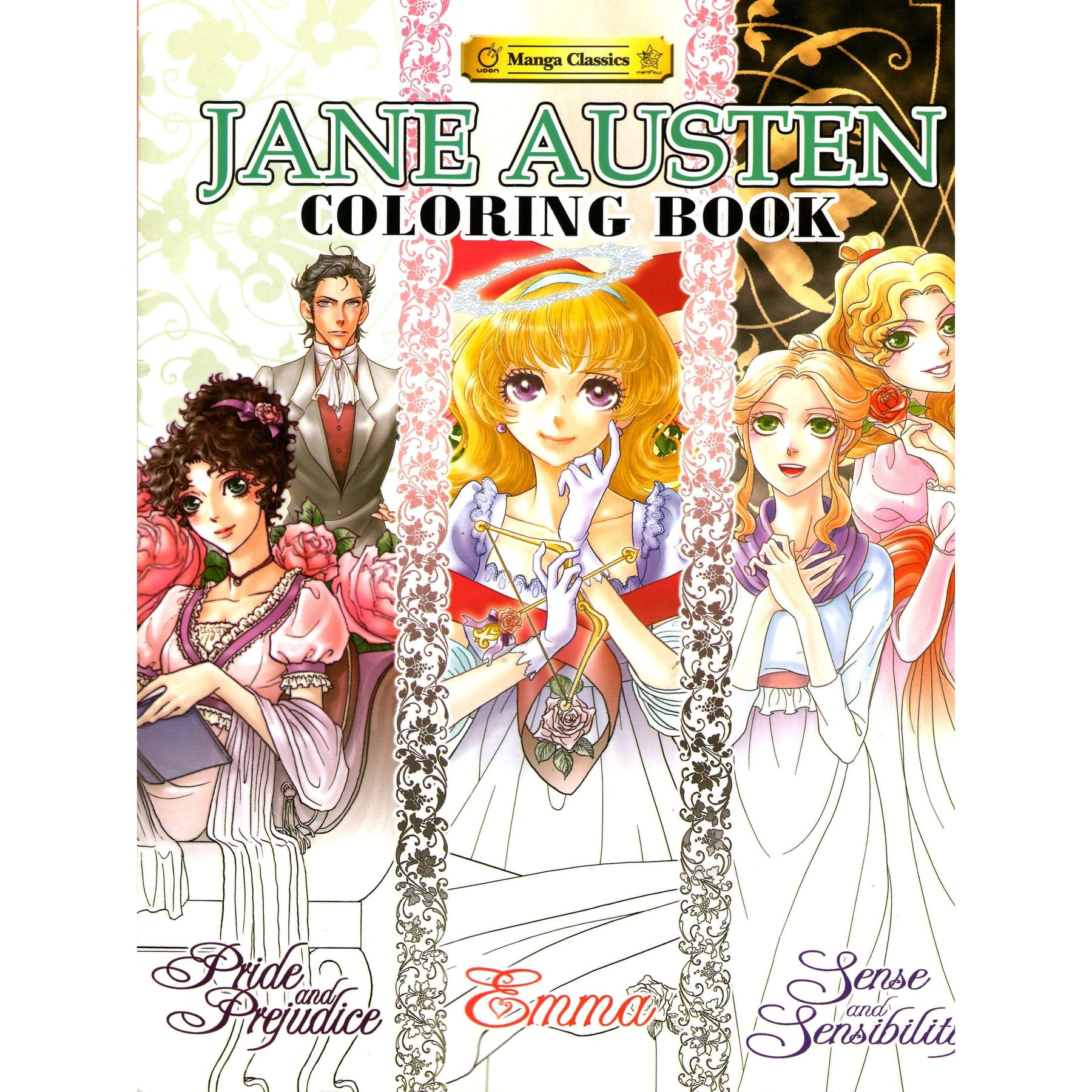 Manga Classics Books > Activity Books Jane Austen Coloring Book ...