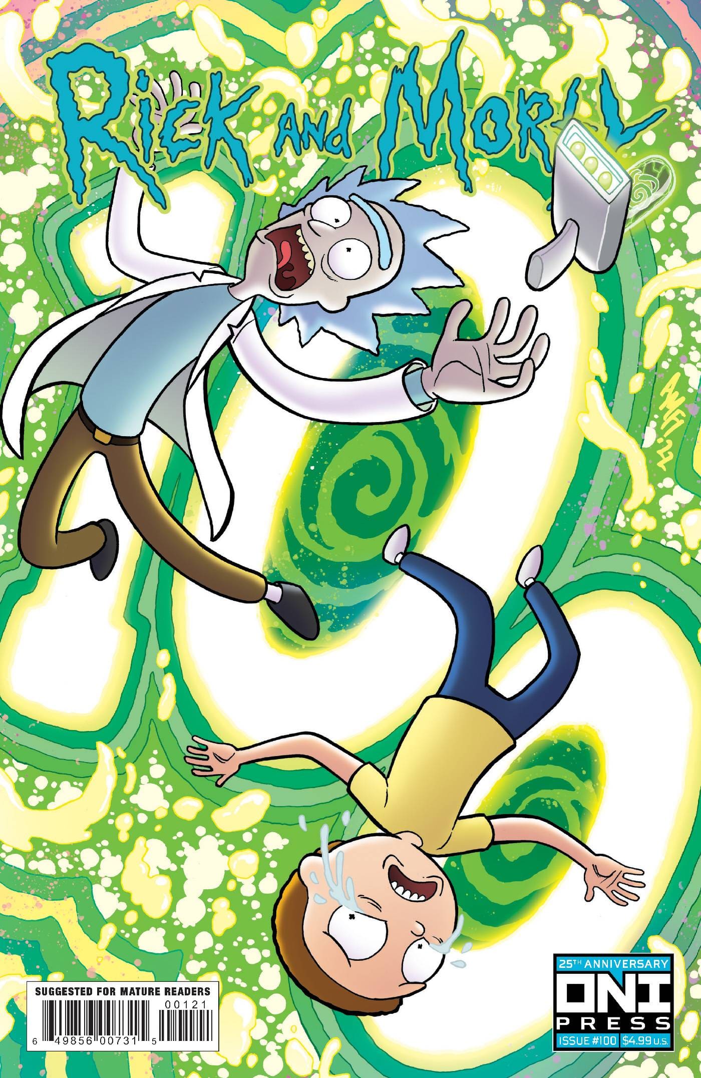oni-press-comic-books-rick-and-morty-100-cvr-b-tony-fleecs-var ...